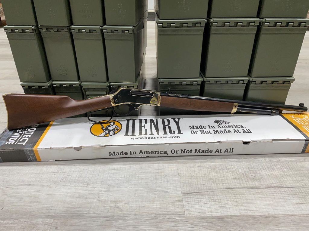 Buy HENRY 45-70 BRASS LEVER Rifles Lever Action Online - Michigan Gun Shop